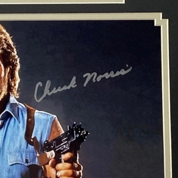 Wall Decor | Chuck Norris Autograph Signed Delta Force Photo Collage ...